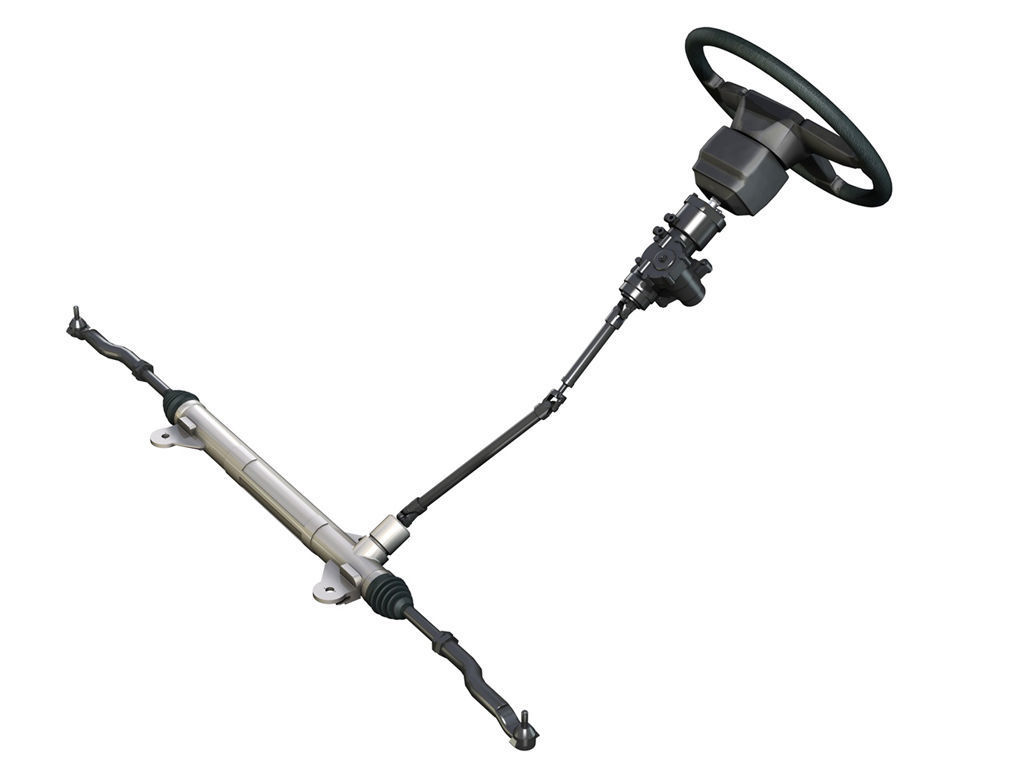 Steering System 3D model | CGTrader