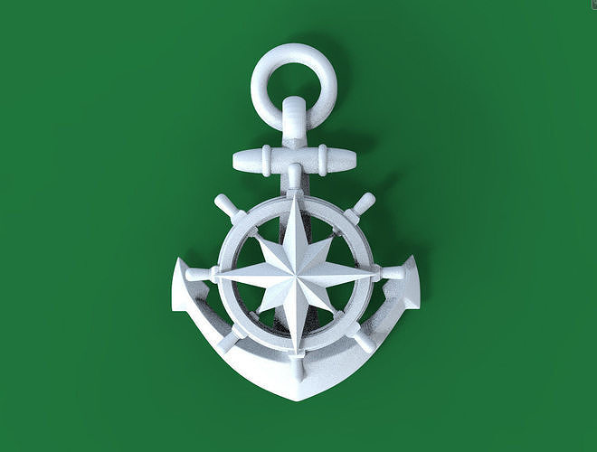 ANCHOR 3D model 3D printable | CGTrader