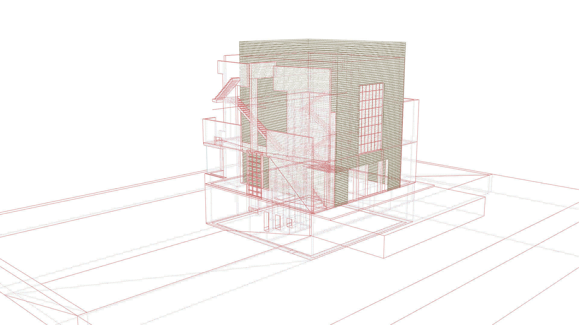 Sixth Street Residence Project by Thom Mayne with Andrew Zago 3D model ...
