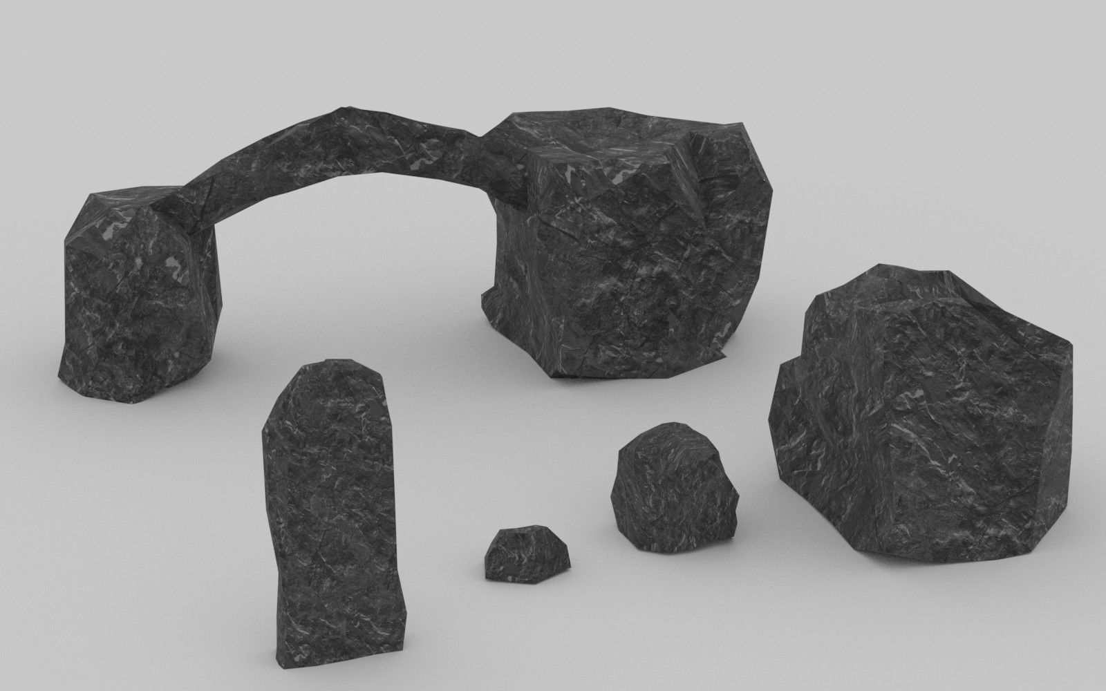 3D model Rocks VR / AR / low-poly | CGTrader