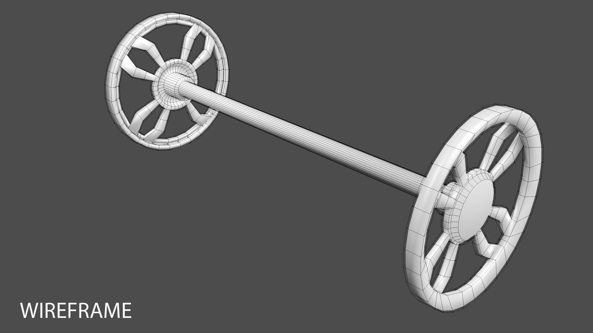 Metal Wheel 5 3D model | CGTrader
