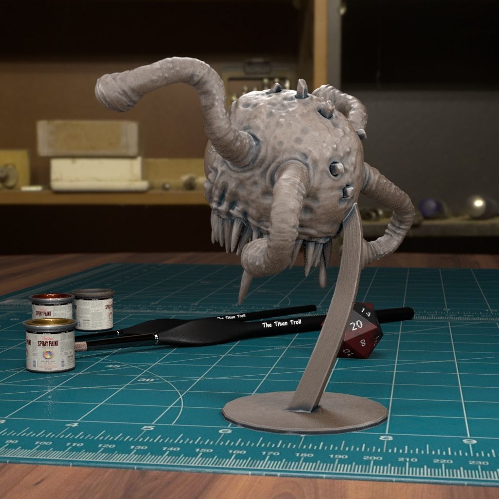 Beholder 01 - Pre-Supported 3D model 3D printable | CGTrader