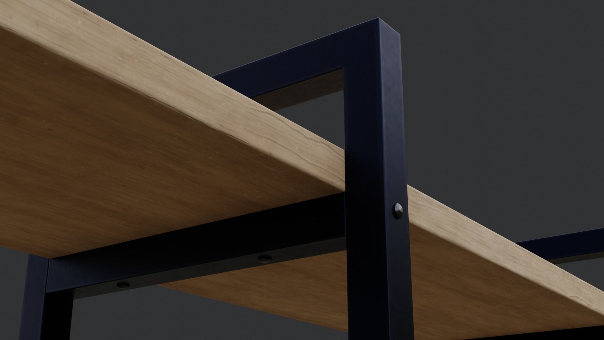 3D model 3 tier wall shelf VR / AR / low-poly | CGTrader