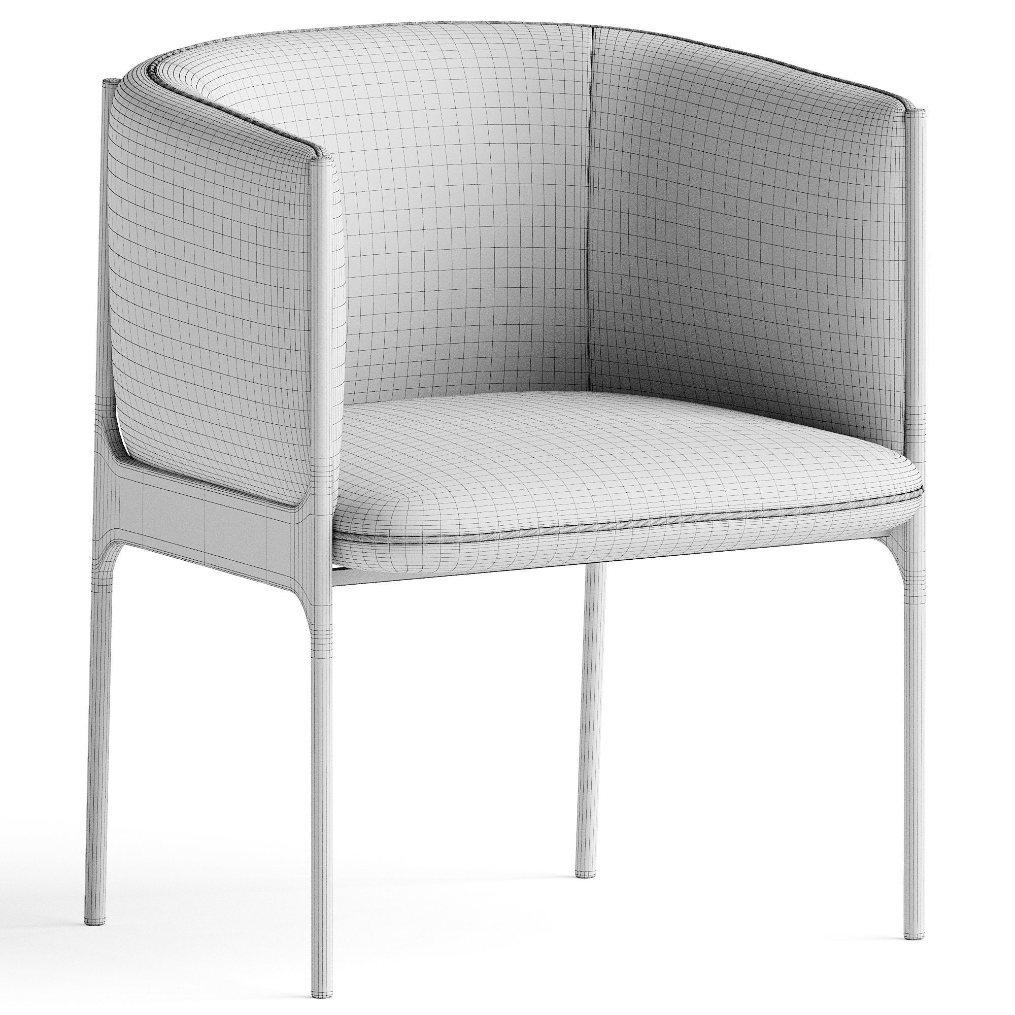 Sepal Dining Chair 3D model | CGTrader