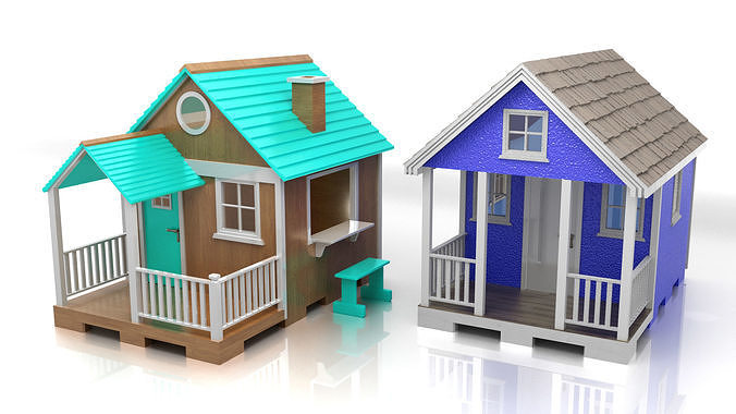 Children House 3D model | CGTrader