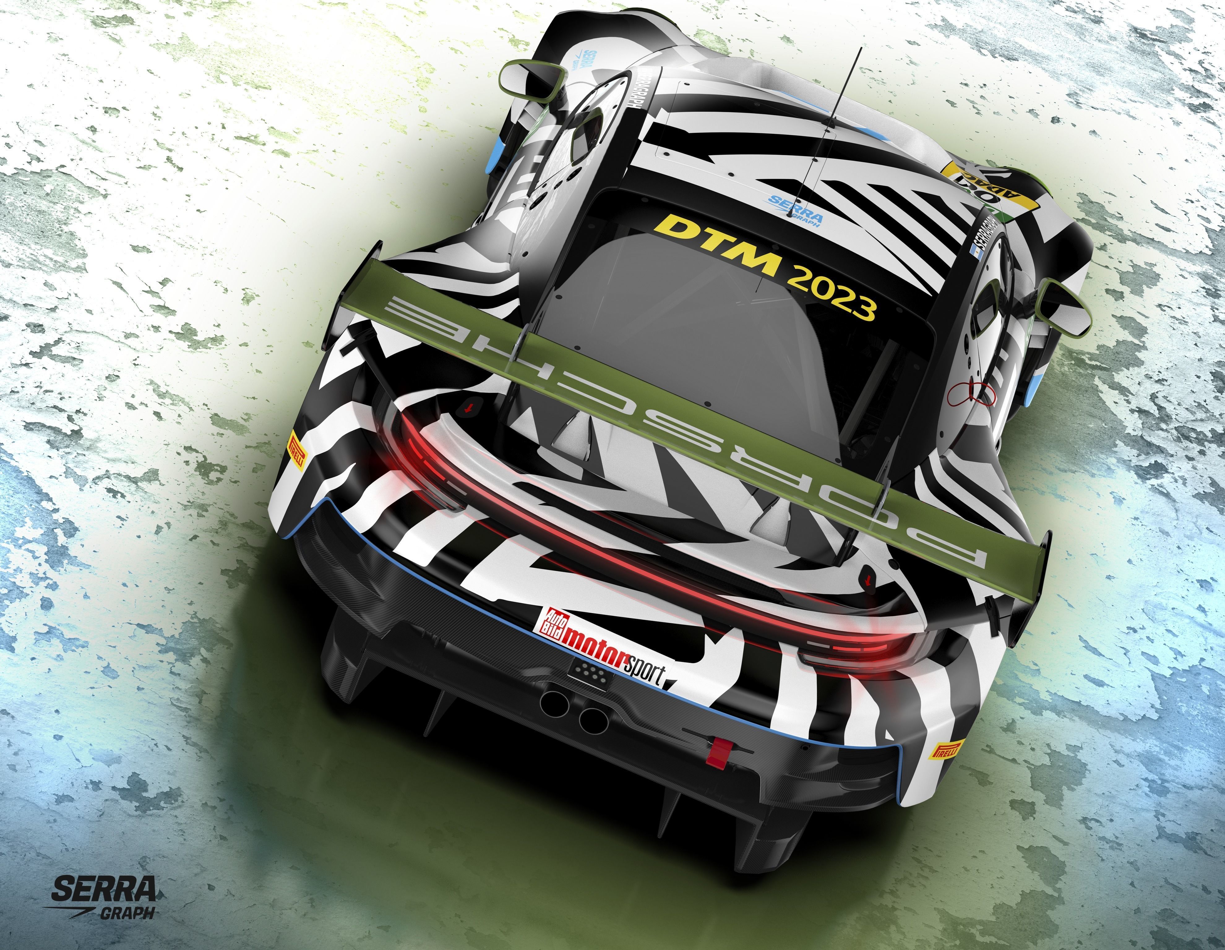 PORSCHE GT3 RS CUP 2023 3D model rigged | CGTrader