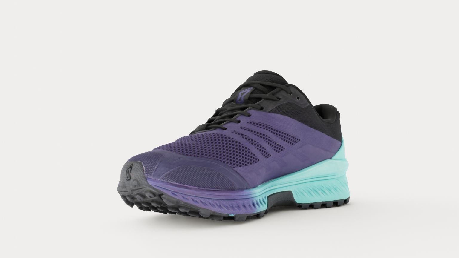 3D model Inov 8 Trailroc G280 Cyan Purple Sneaker Shoe VR / AR / low ...