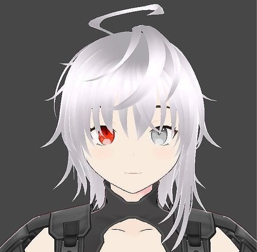 Nina Vtuber 3D 3D model animated rigged | CGTrader