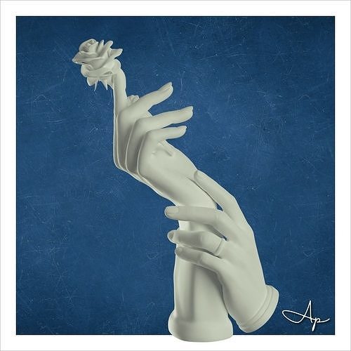 Hands 3D model 3D printable | CGTrader