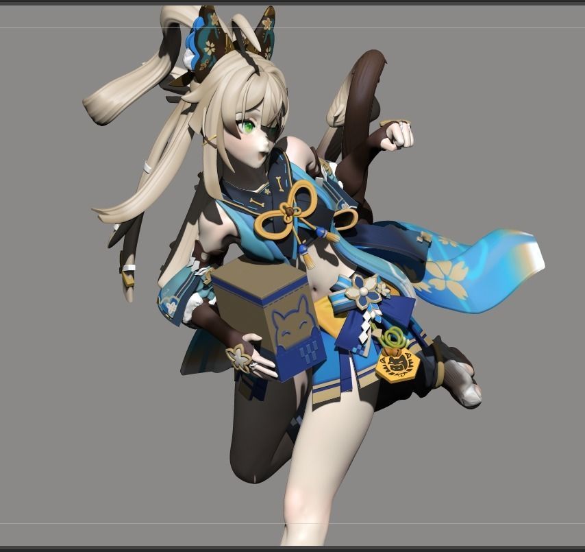 Kirara Genshin Impact 3D model 3D printable | CGTrader