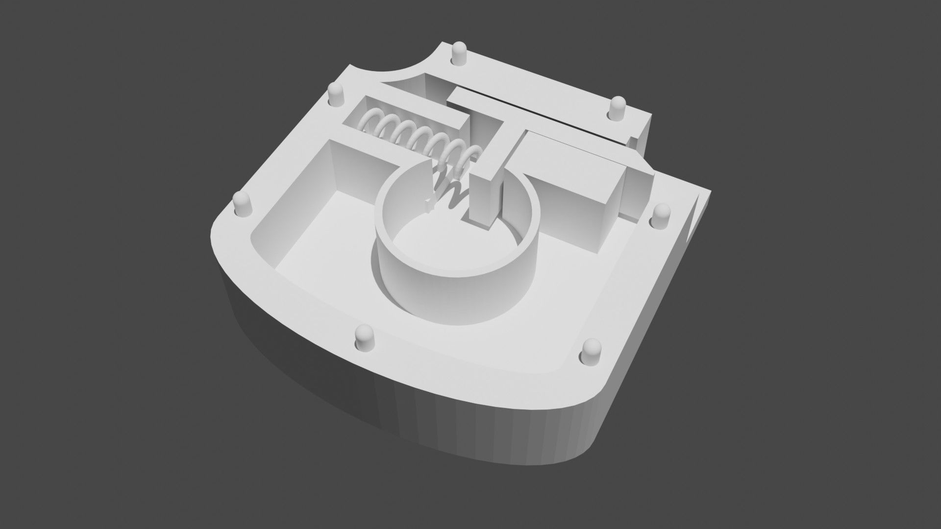 Padlock with key 3D model 3D printable | CGTrader