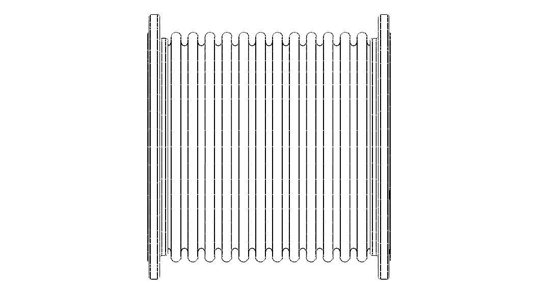 Steel Pipe Expansion Joint 3D model rigged | CGTrader