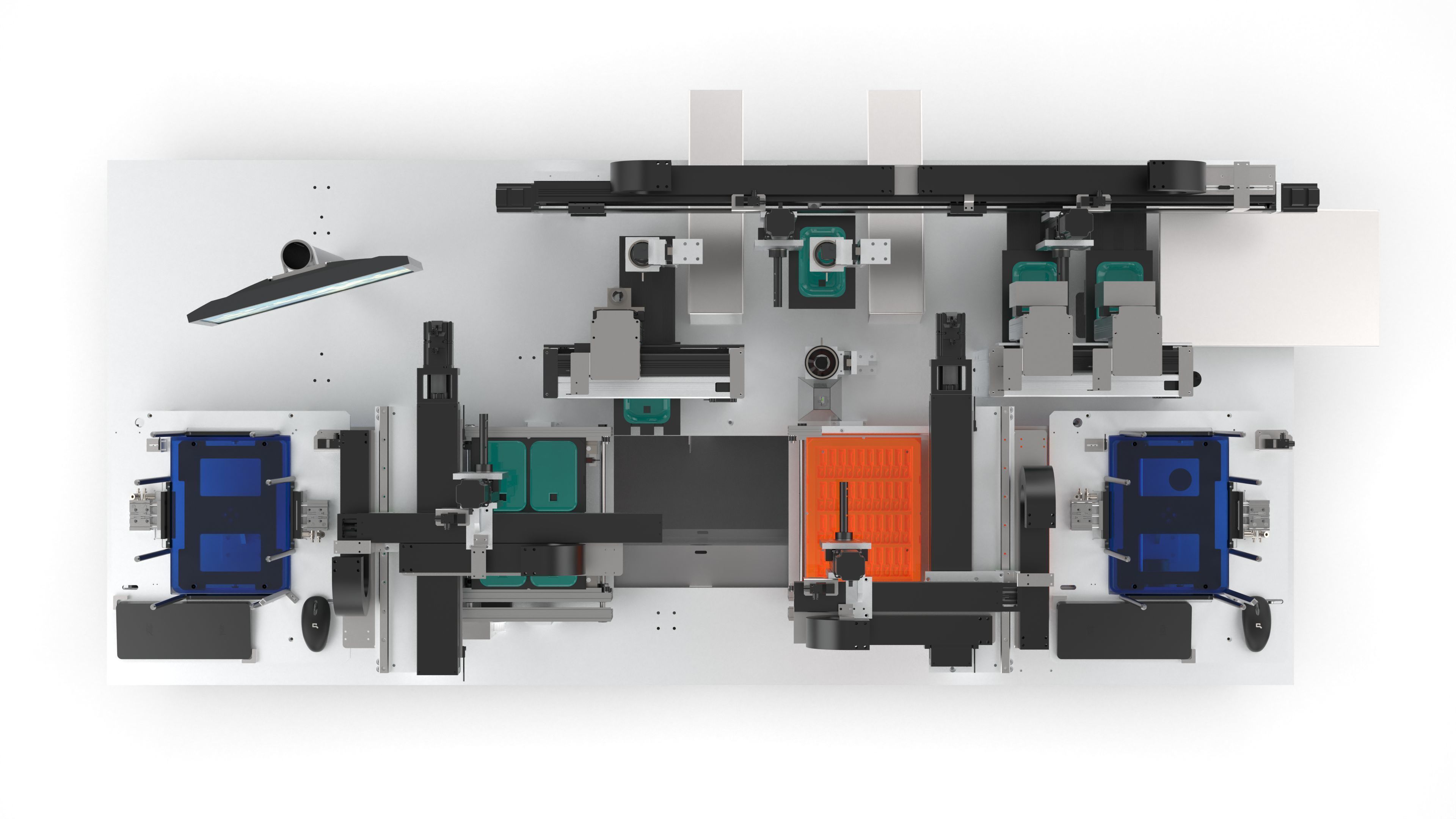 Automatic Film Fingerprint Recognition Assembly Machine 3D model | CGTrader