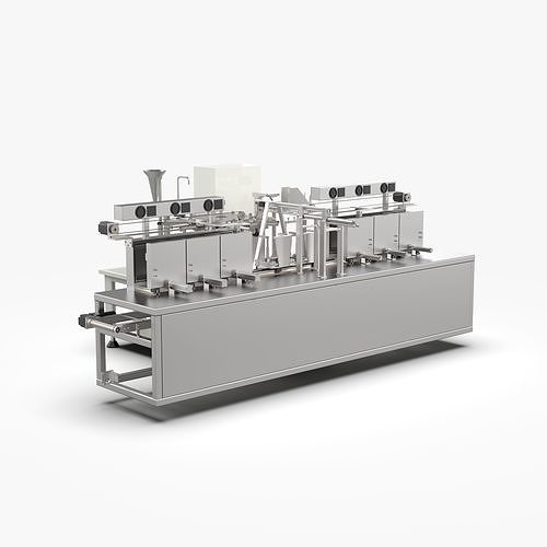 Automatic Bag Packaging Machine 3D model | CGTrader