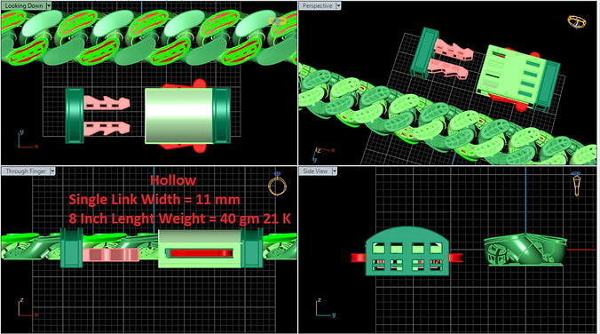 Cubic Chain 6 3D model 3D printable | CGTrader
