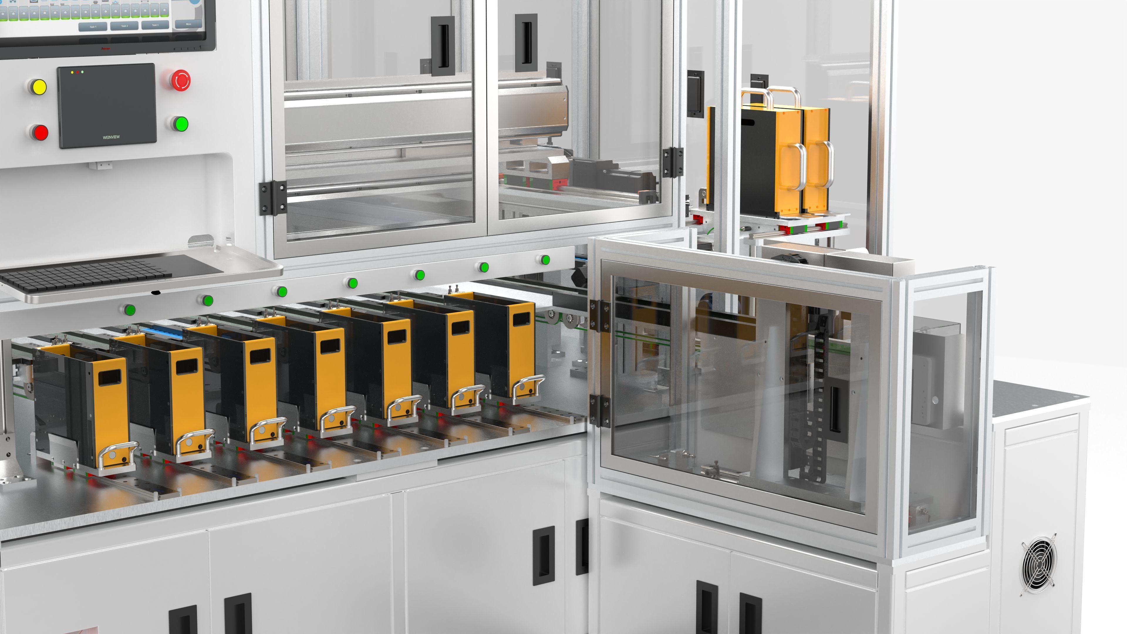 Fully Automatic 18650 Battery Sorting Machine 3D model | CGTrader