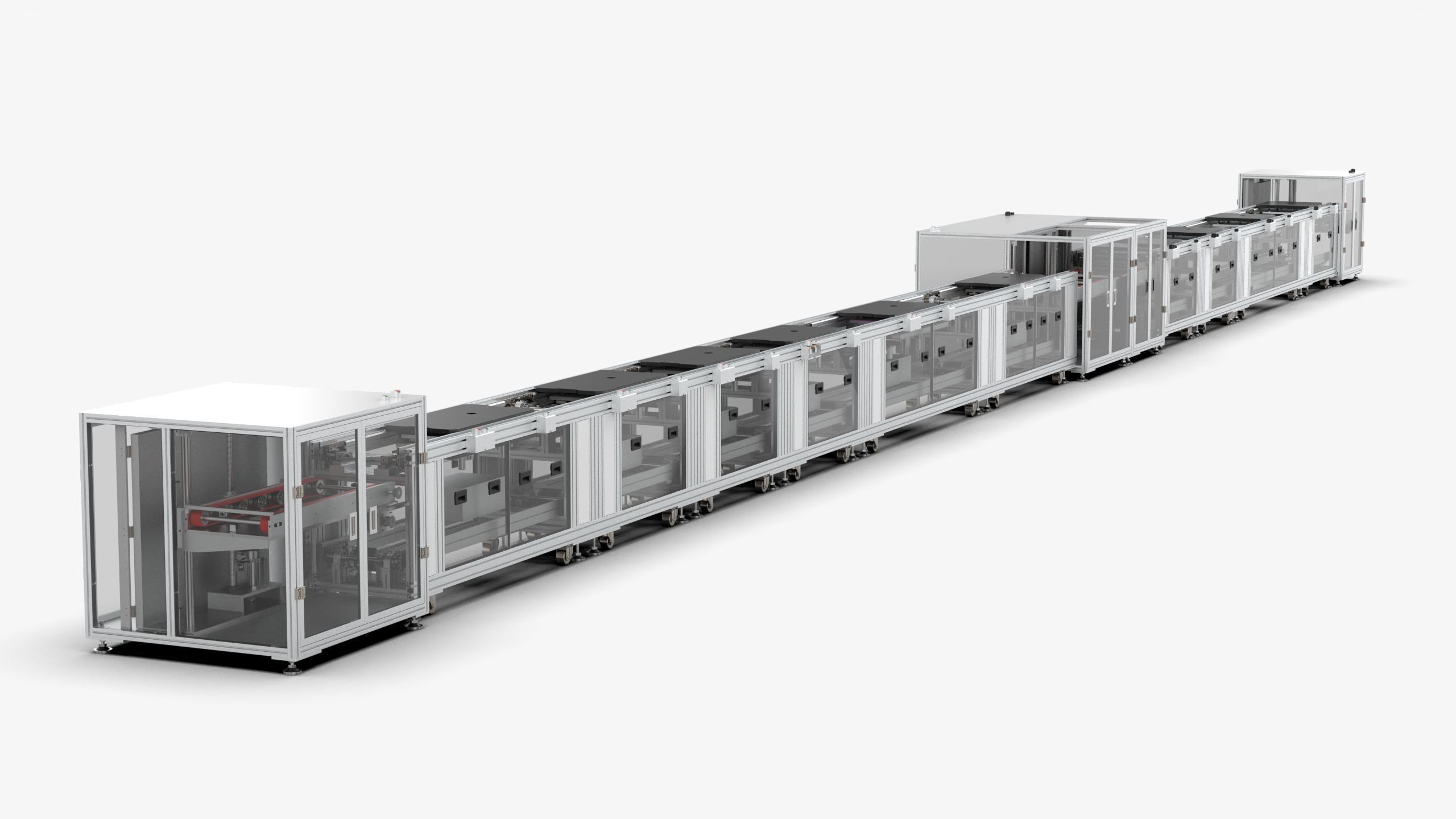 Automatic Battery Assembly Line 3D model | CGTrader