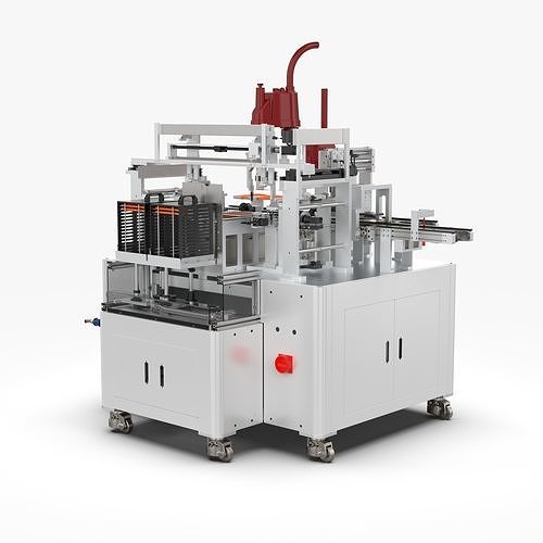 Automatic Battery Arranging Machine 3D model | CGTrader