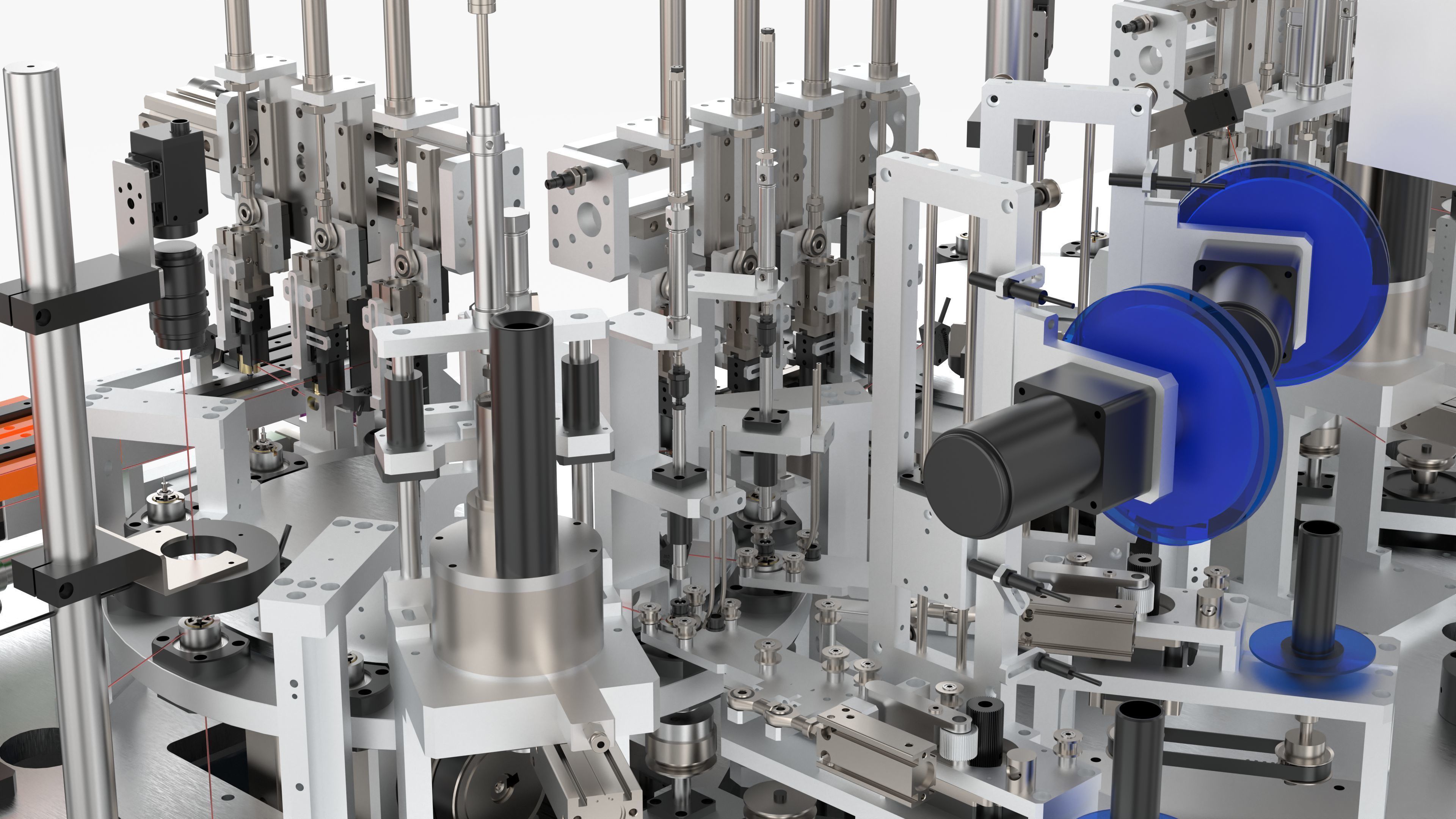 Automatic Rotor Micro Motor Polishing Integrated Machine 3D model ...