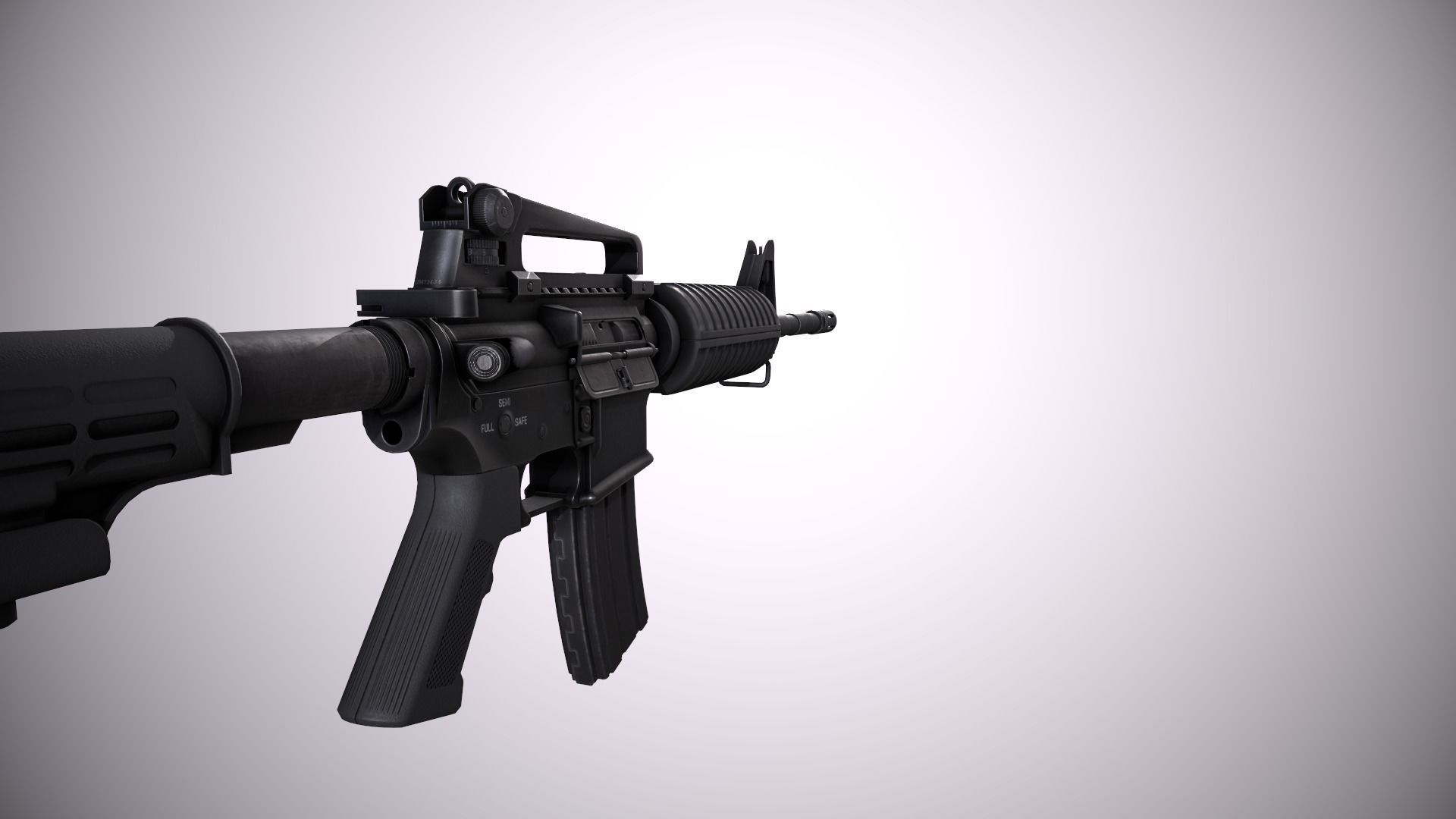 3D model M4A1 Rifle VR / AR / low-poly | CGTrader