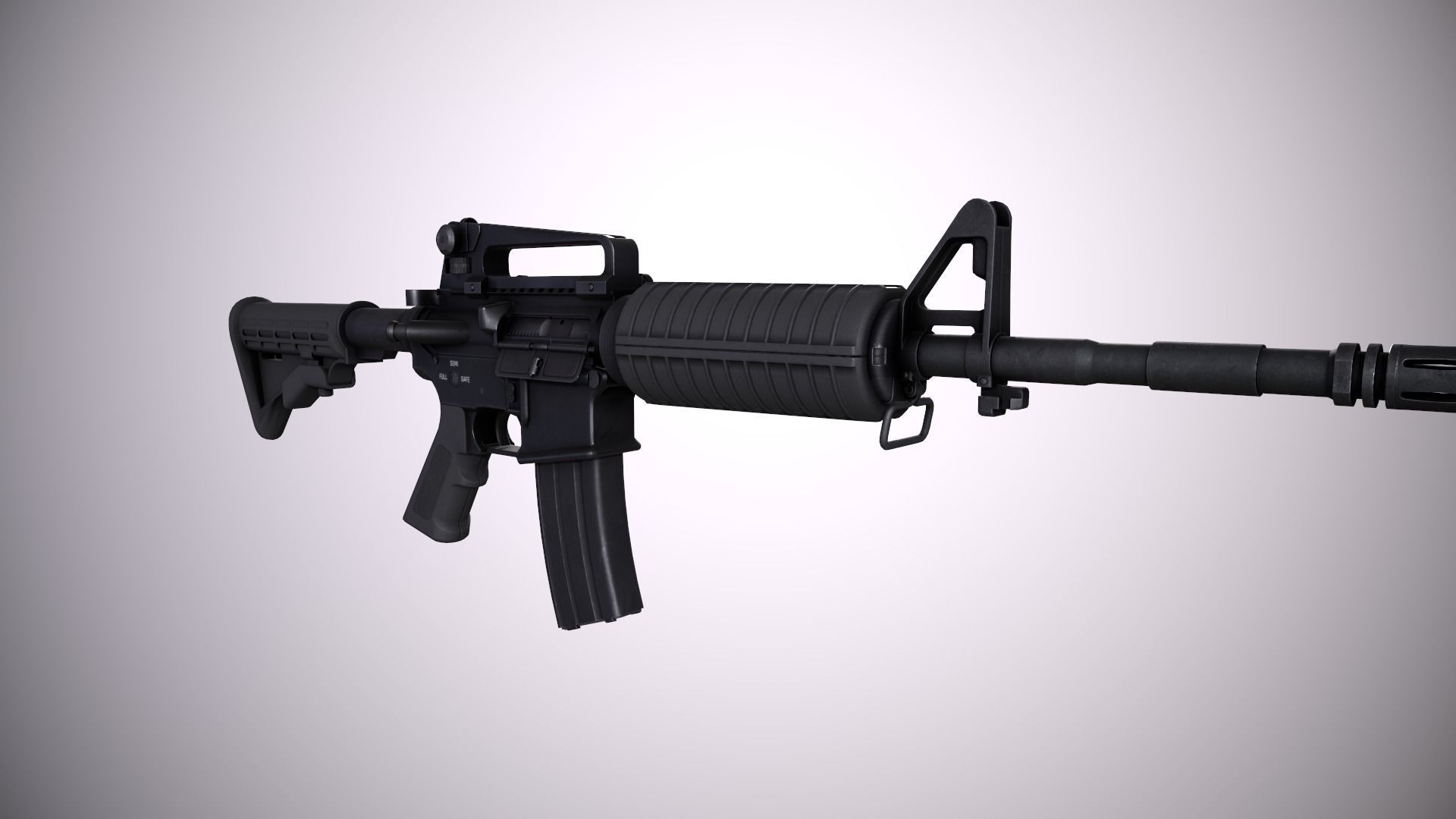 3D model M4A1 Rifle VR / AR / low-poly | CGTrader