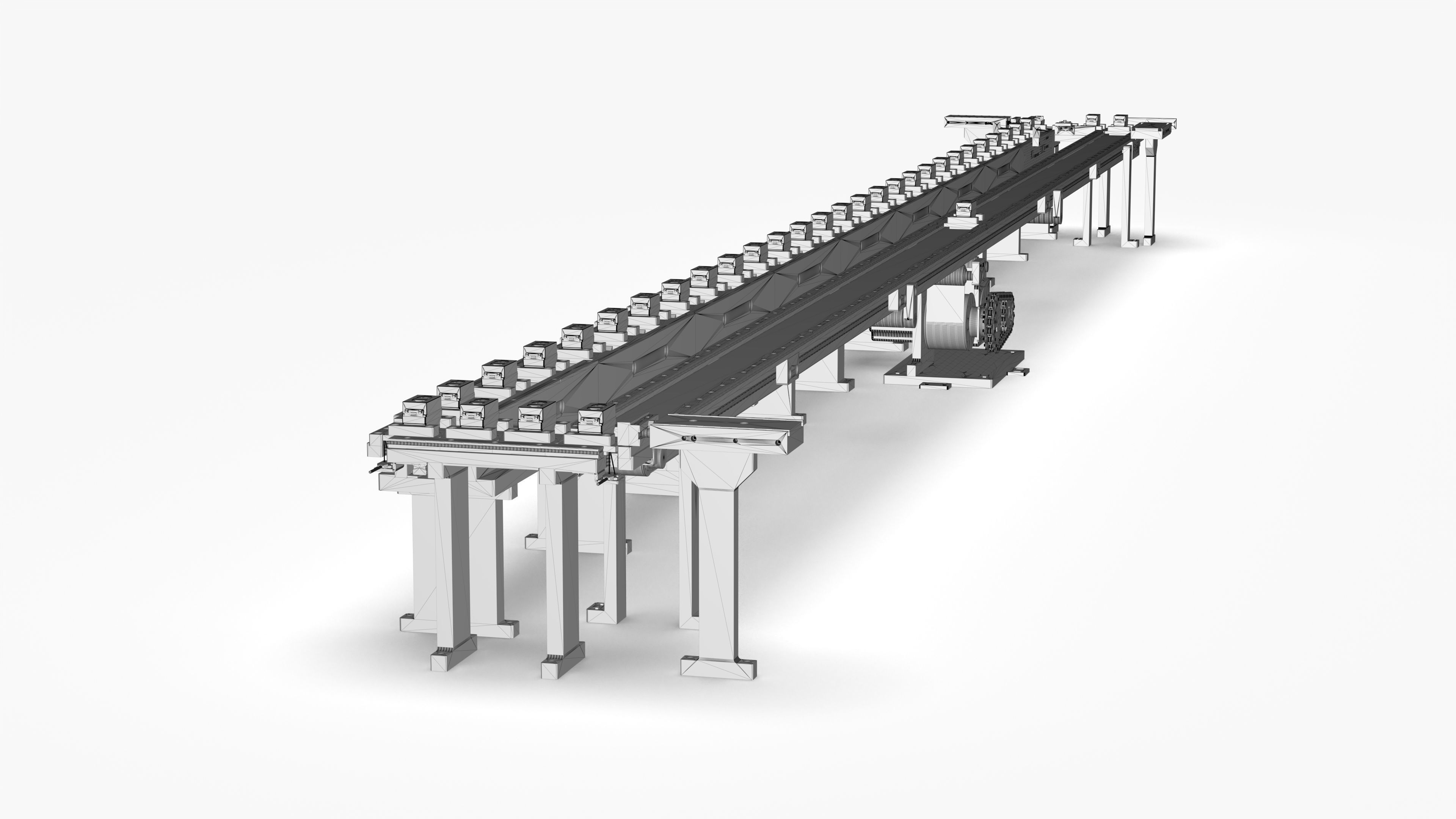 Fixed Distance Pipeline 3D model | CGTrader
