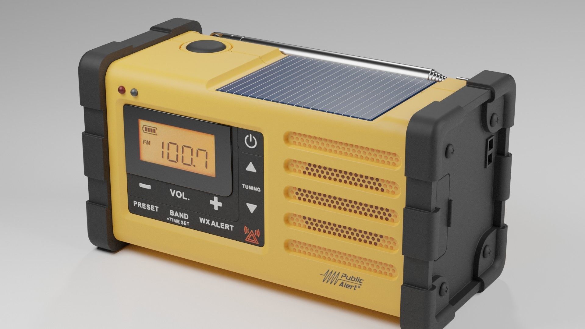 3D model Emergency Radio SANGEAN MMR-88 VR / AR / low-poly | CGTrader