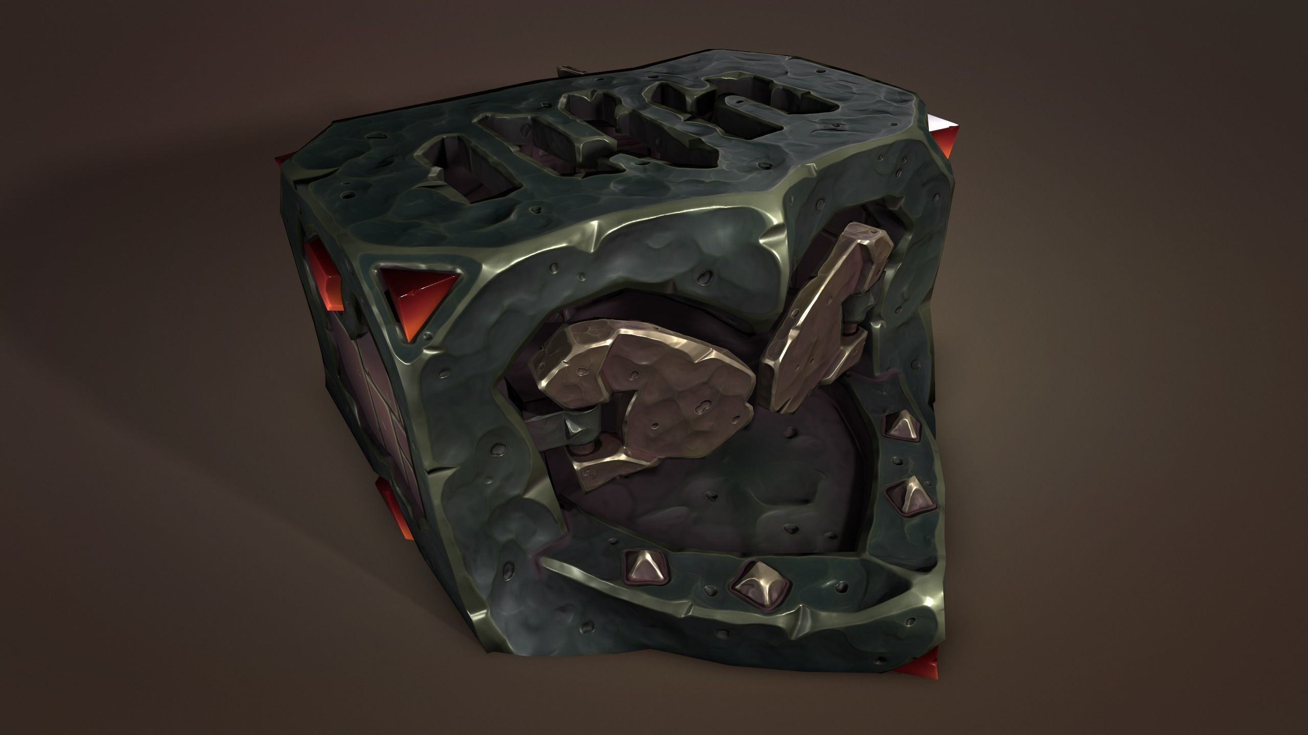 3D model Undead forging furnace VR / AR / low-poly | CGTrader