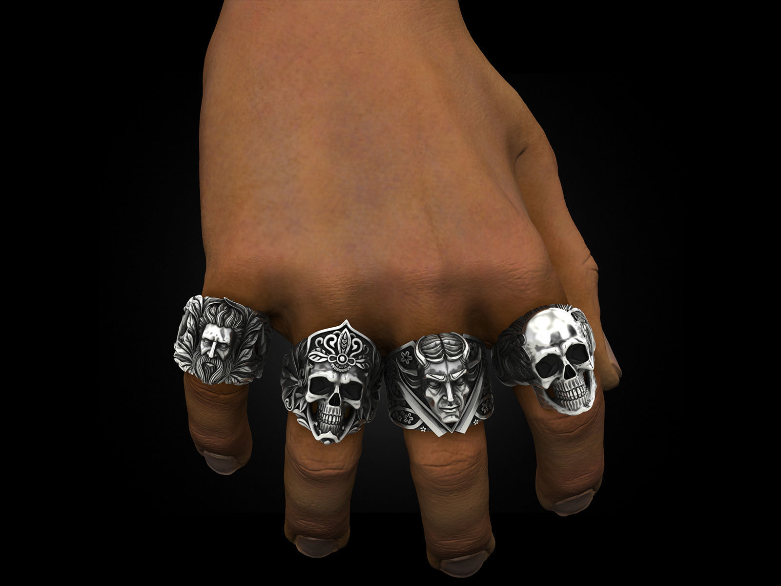 Collection Mythic Rings Part1 | CGTrader