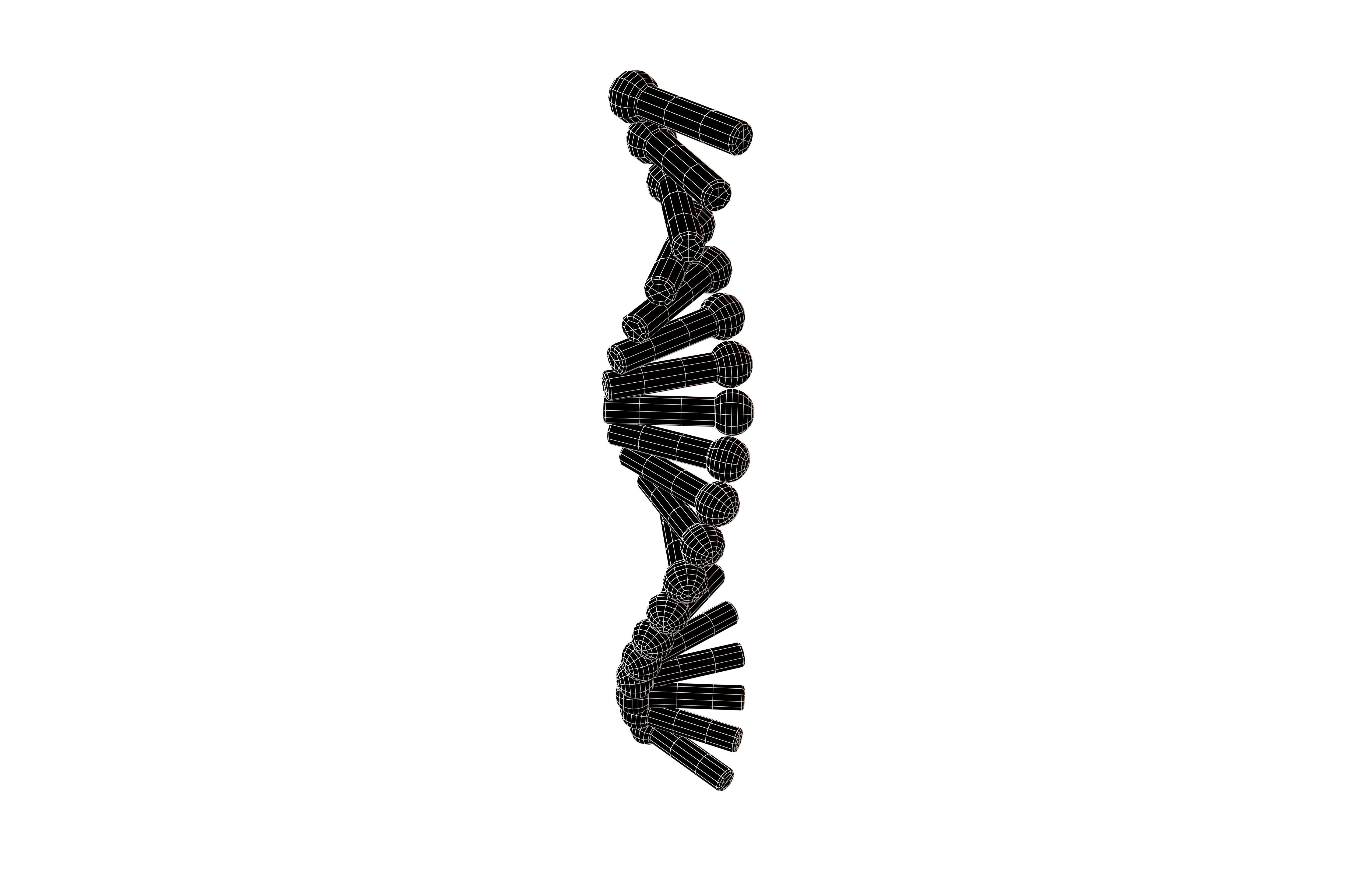 3D model Cartoon RNA Molecule v1 004 VR / AR / low-poly | CGTrader