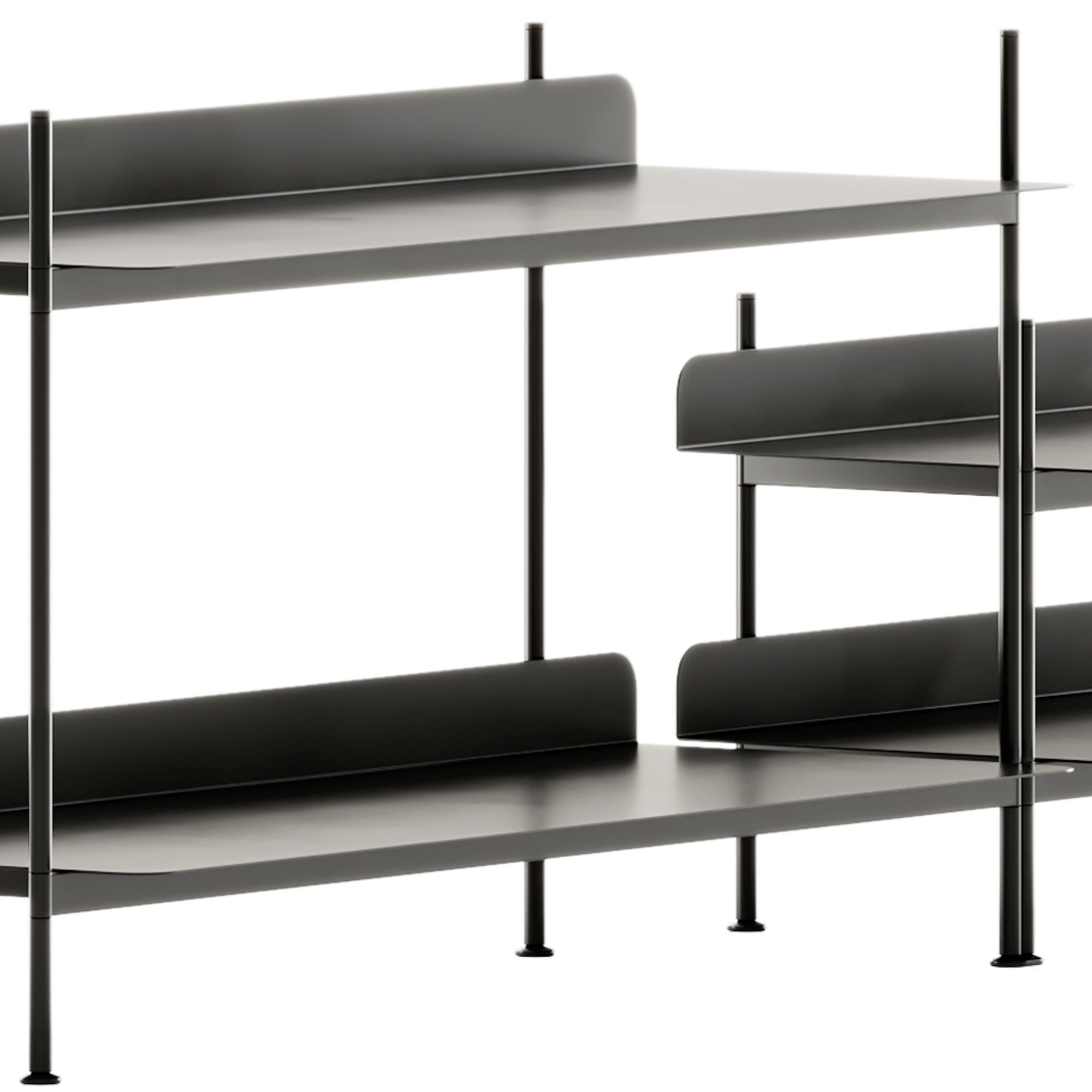 Muuto Compile Shelving System Configurations 5 3D model | CGTrader