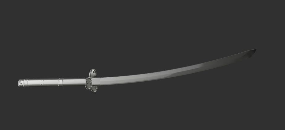 Enma Katana - Roronoa Zoro 3D model 3D printable | CGTrader