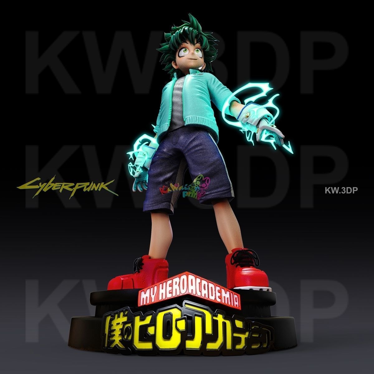 Base My Hero 3D model 3D printable | CGTrader