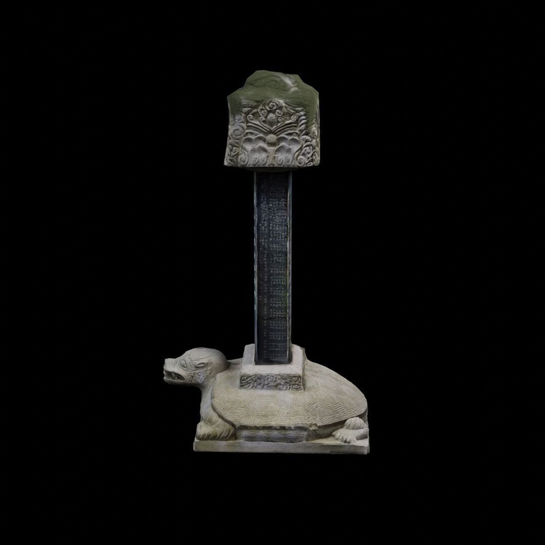 3D model High-Quality 3D Model of a Korean Buddhist Temple Turtle ...