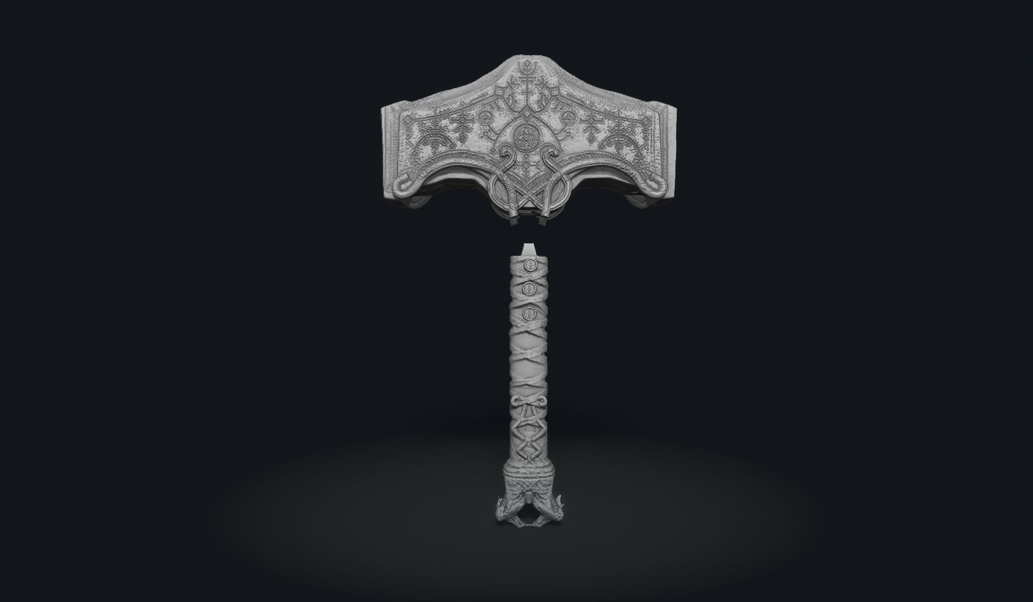 Mjolnir 3D model 3D printable | CGTrader