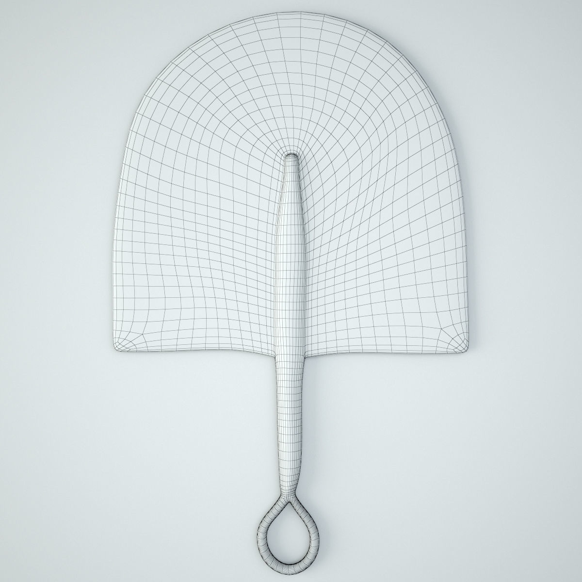 African Handwoven Fan 28 3D model | CGTrader