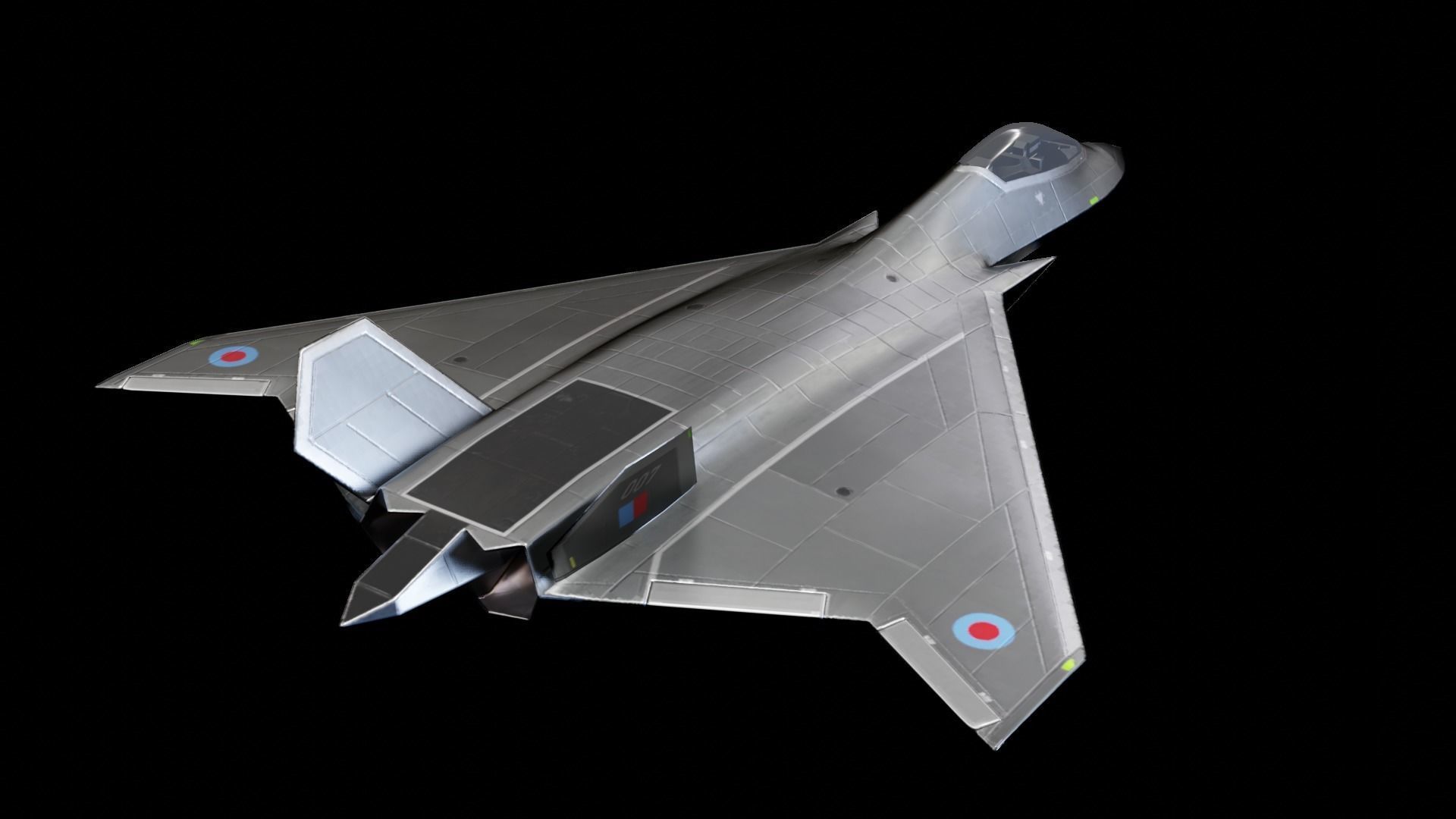 3D model BAE Systems Tempest British Concept Fighter VR / AR / low-poly ...
