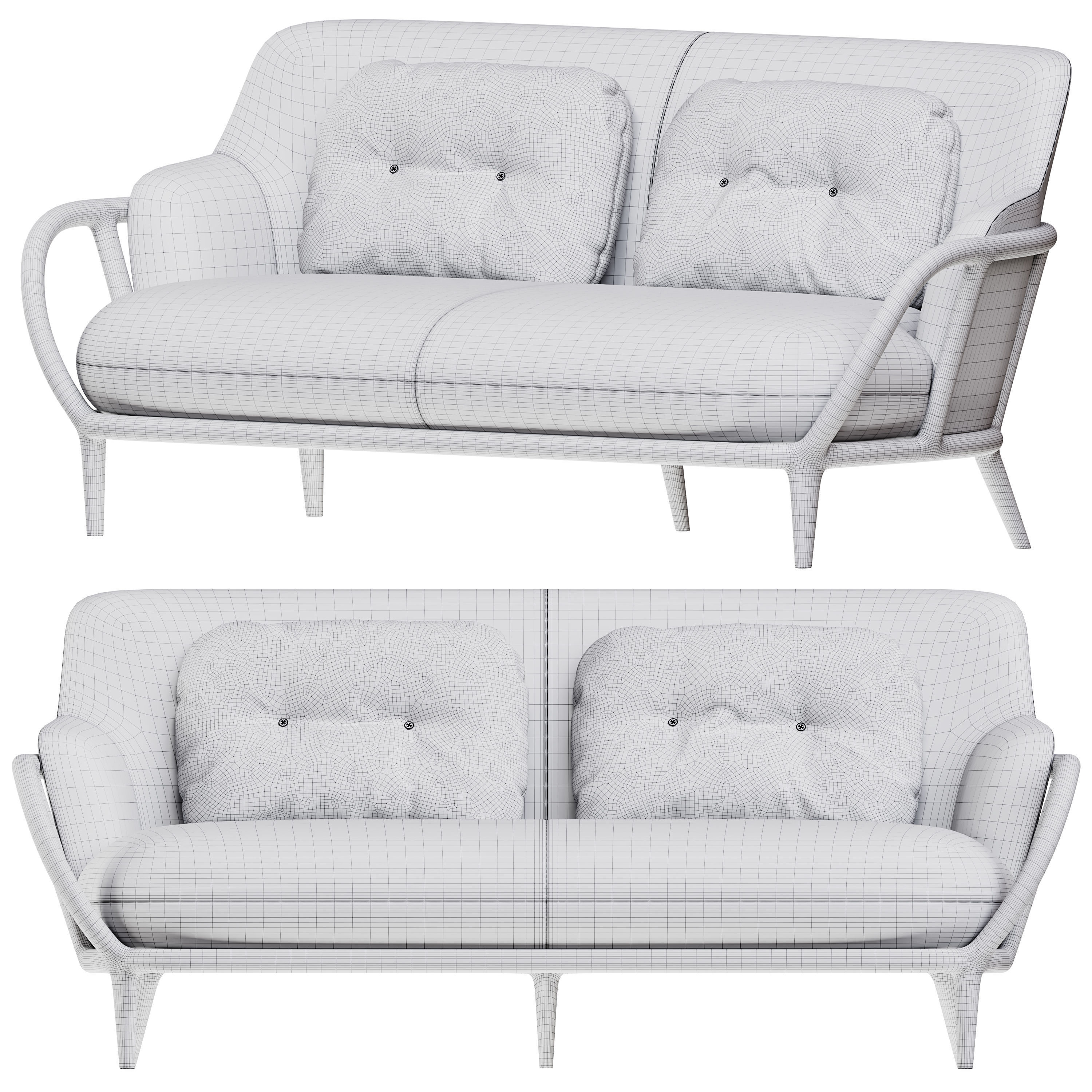 Allison Sofa By Poroda 3D model | CGTrader