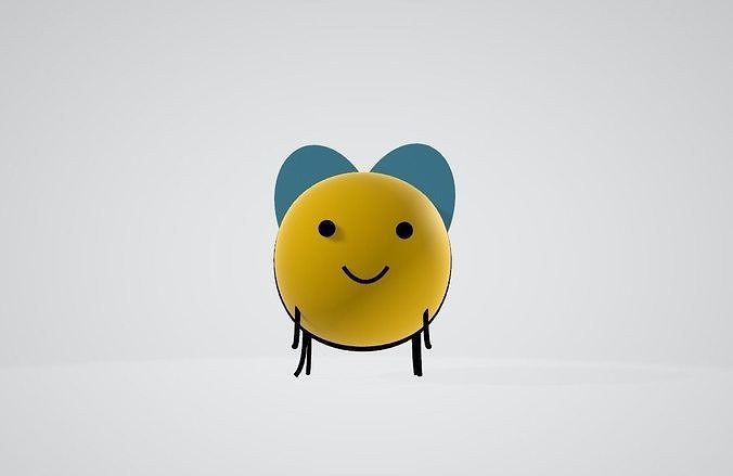 3d Model Adventure Time Bee Vr Ar Low Poly Cgtrader