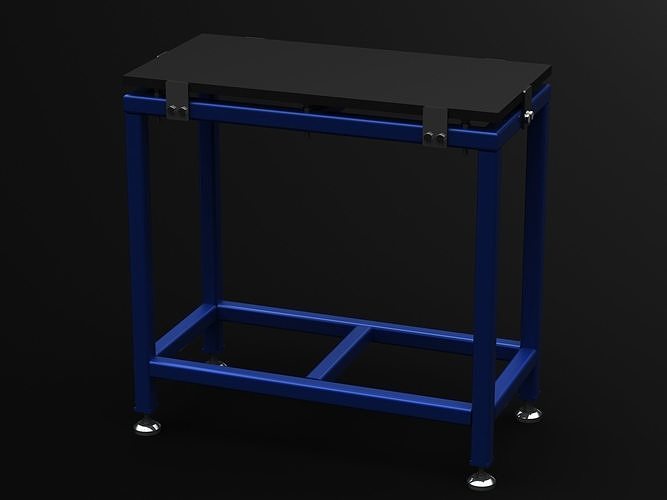 Precision Surface Plates with Stand 3D model rigged | CGTrader