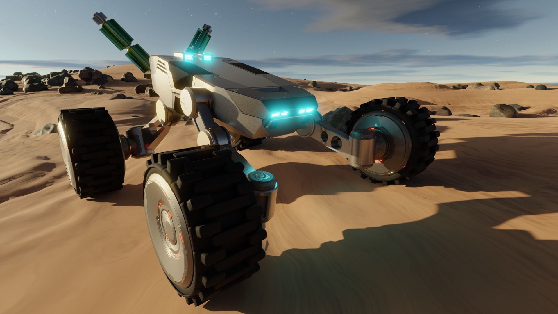 Sci-Fi Rover 3D model | CGTrader