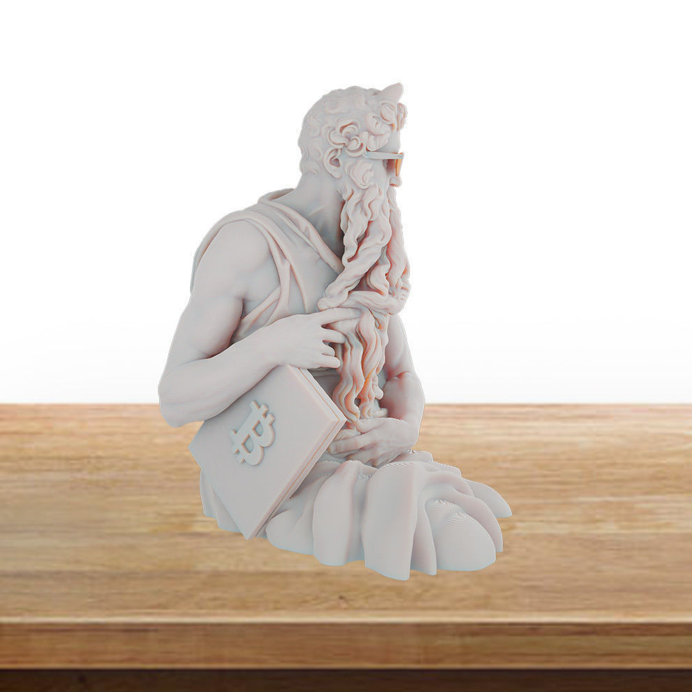 Hipster Moses 3D model 3D printable | CGTrader