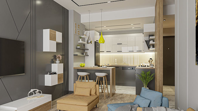 house plan 3D model | CGTrader