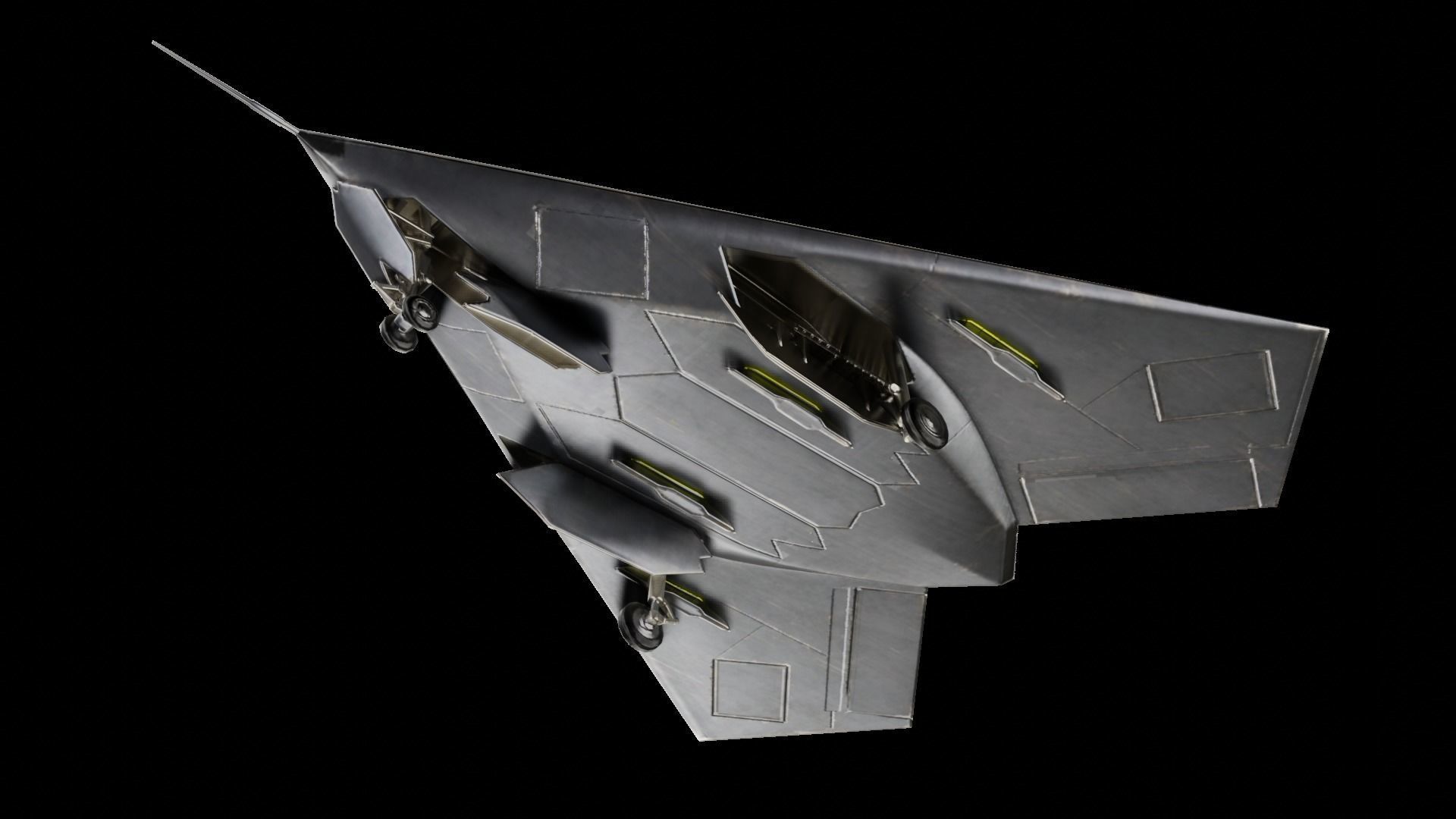 3D model BAE Systems Taranis British Fighter Drone VR / AR / low-poly ...