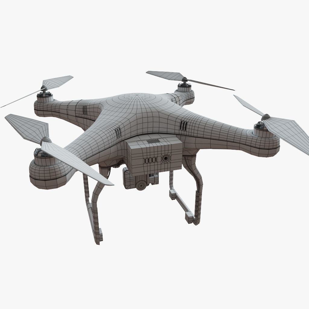 Quadcopter Drone 3D model | CGTrader