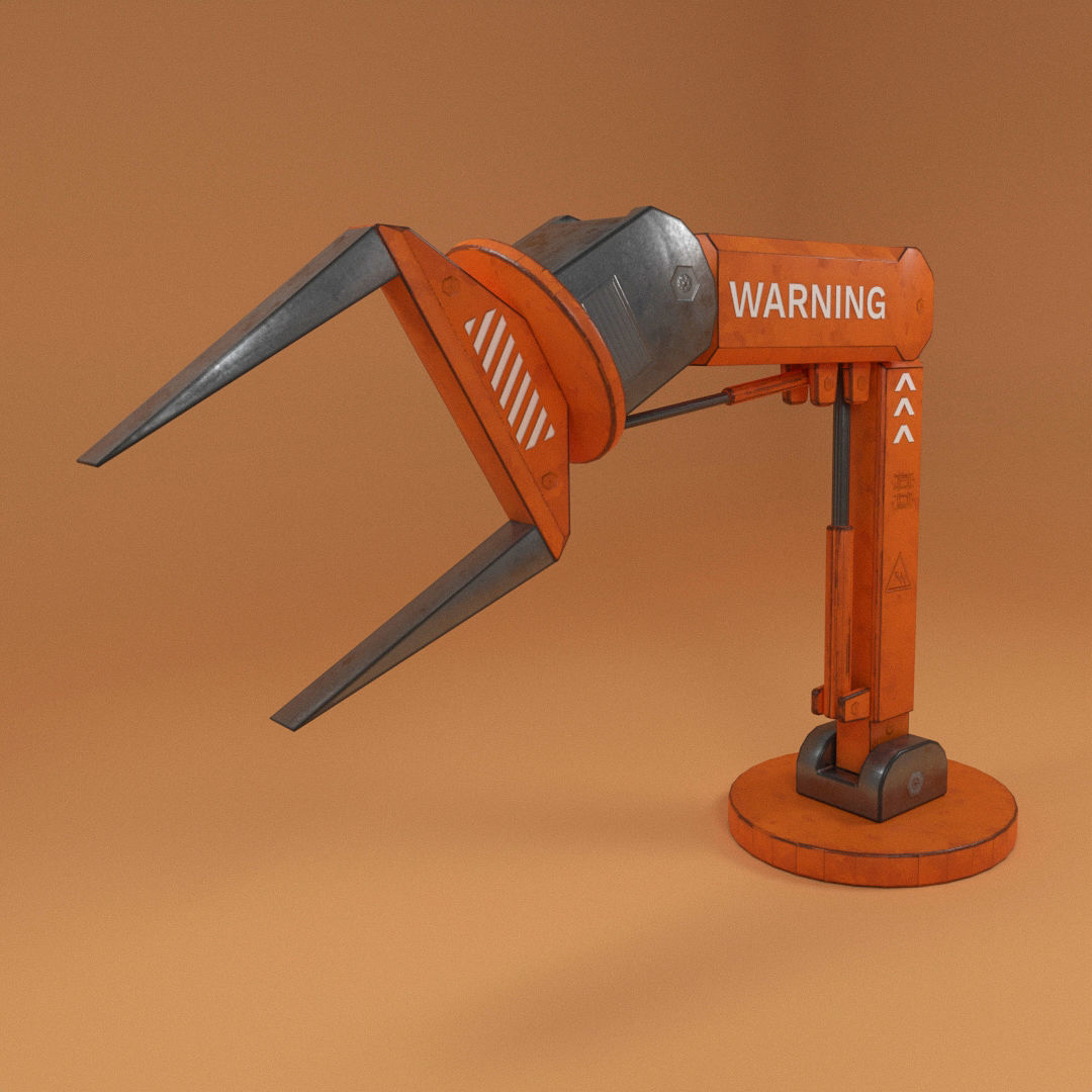 3D model Robotic Arm Stylized VR / AR / low-poly | CGTrader
