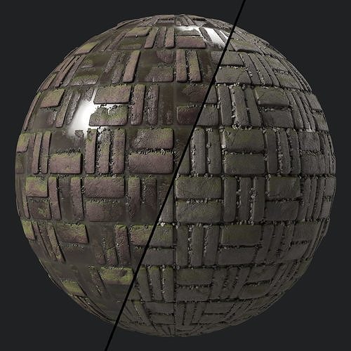 Texture Pavement Materials 29- By Gravel and Mud Pbr 4k Seamless VR ...