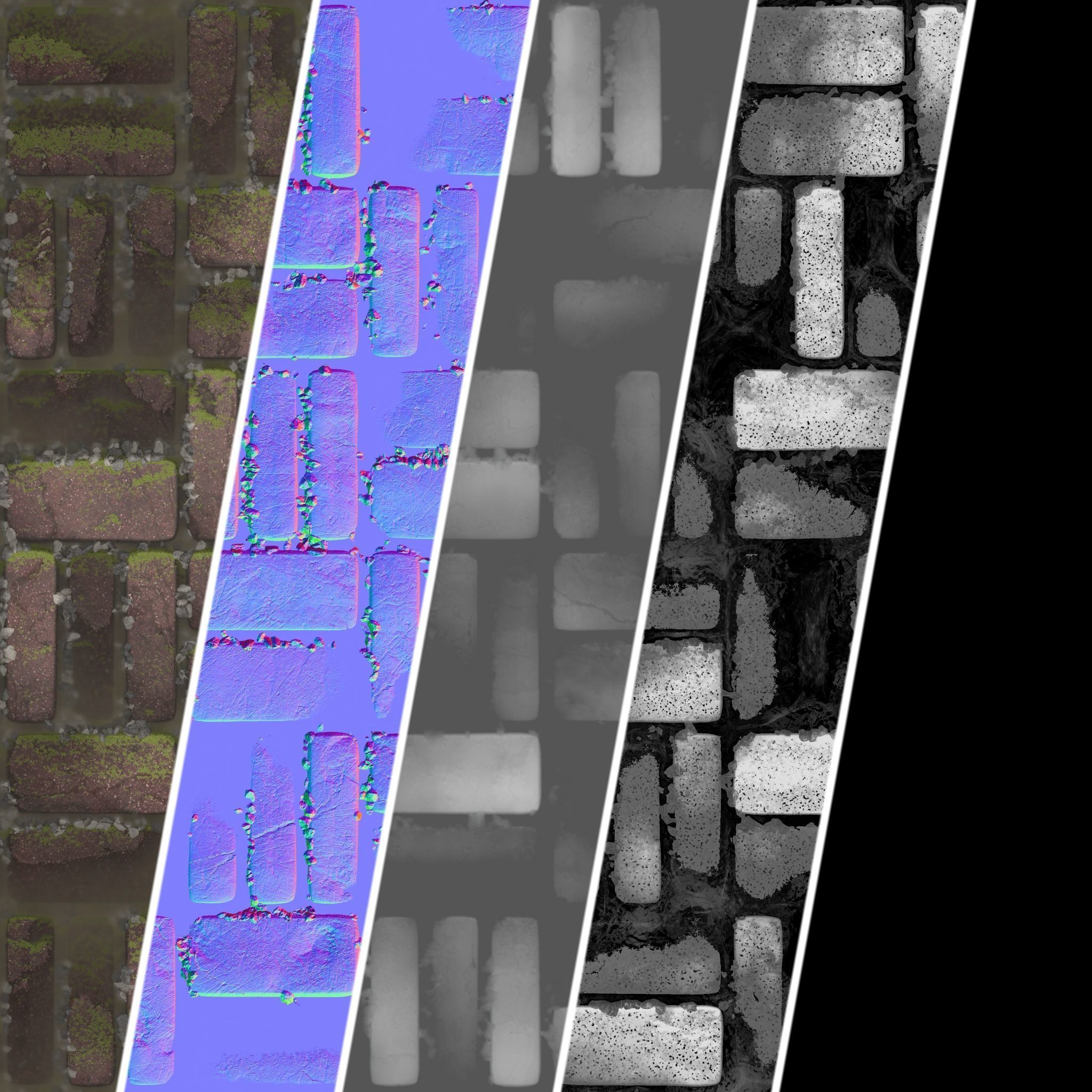 Texture Pavement Materials 29- By Gravel and Mud Pbr 4k Seamless VR ...