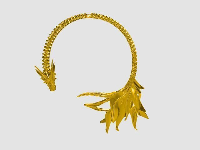 Dragon Chain 3D model 3D printable | CGTrader