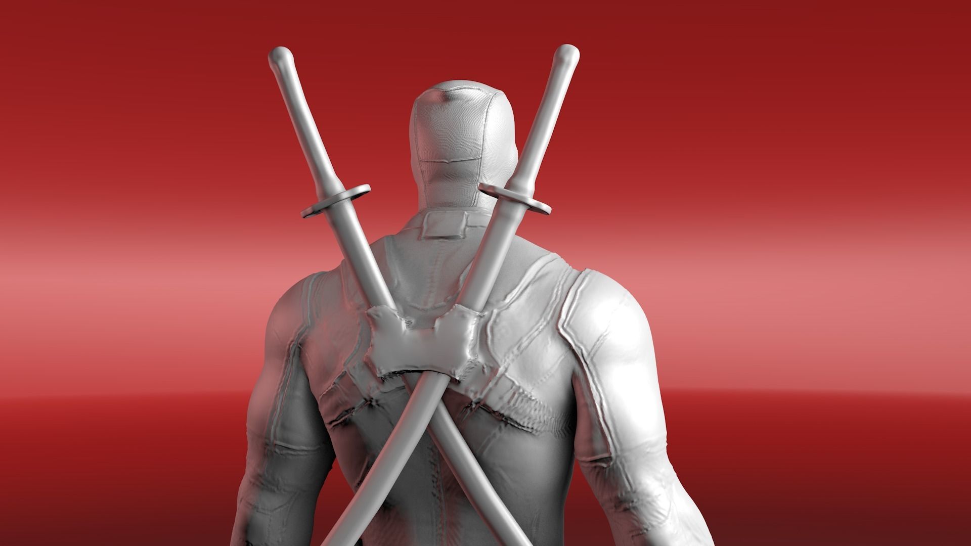 Deadpool 3d Printable STL 3D model 3D printable | CGTrader